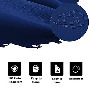 idee-home Chaise Lounge Cushions Outdoor, Lounge Chair Cushions Outdoor Lounge Cushions for Outdoor Furniture Weather and Stain Resistant Patio for Lawn Pool