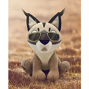 Youtooz Meme Big Floppa Plushie 9", Soft 100% PP-Cotton, Raise Your Floppa Meme Plushies, Based on Caracal Cat Species & Big Floppa Meme