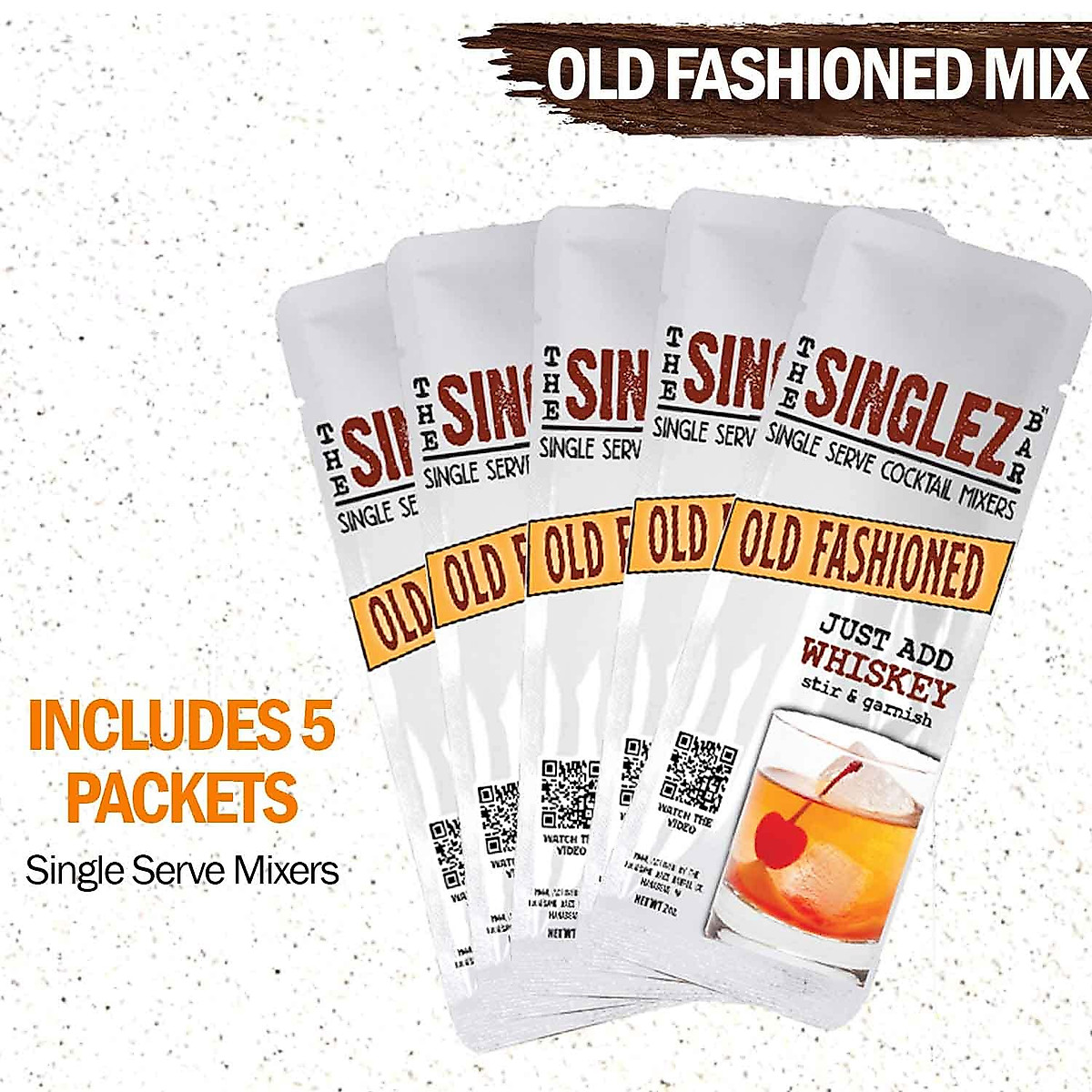 The Foghat Cocktail Smoker and Old Fashioned Smoked Cocktail Kit with Torch and Butane Refill - Bourbon Barrel Oak Wood Chips and 5 Singlez Bar Old Fasioned Mix Packets - Whiskey Smoker Kit For Drinks