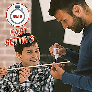 Super Glue, 15 Gram, Clear, Dries in Just 10 Seconds, Instant Bond Strong Adhesive for Plastic, Wood, DIY & Crafts