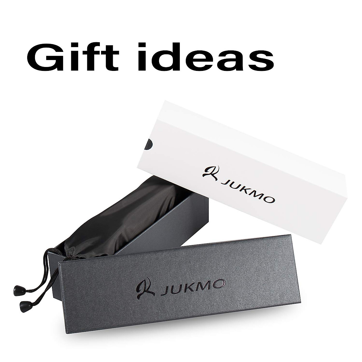 JUKMO Ratchet Belt for Men, Nylon Web Tactical Belt with Automatic Slide Buckle, Adjustable Trim to Fit (Black, For Waist 20"-40" (Length 47"))