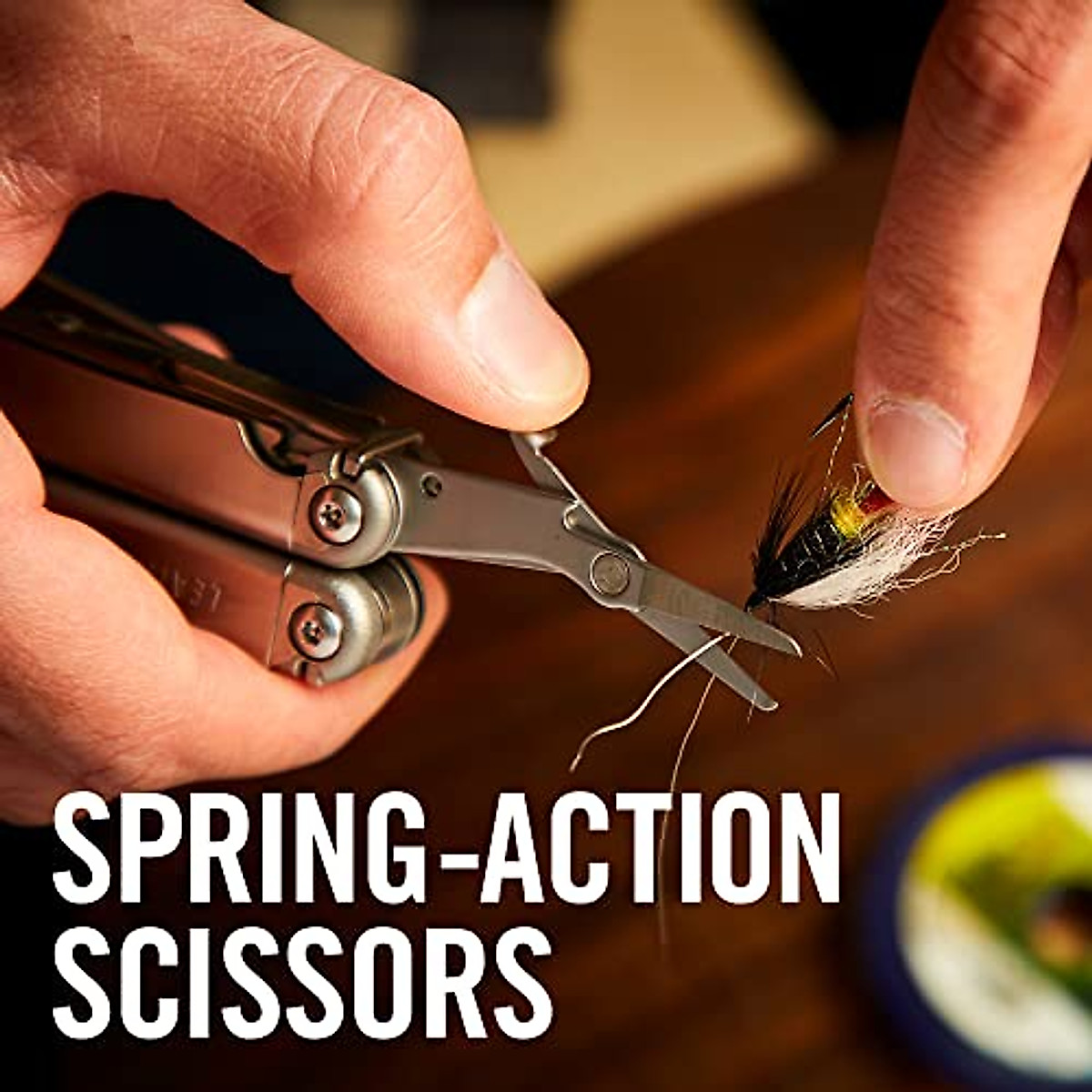 LEATHERMAN, Wave Plus Multitool with Premium Replaceable Wire Cutters, Spring-Action Scissors and Nylon Sheath, Stainless Steel