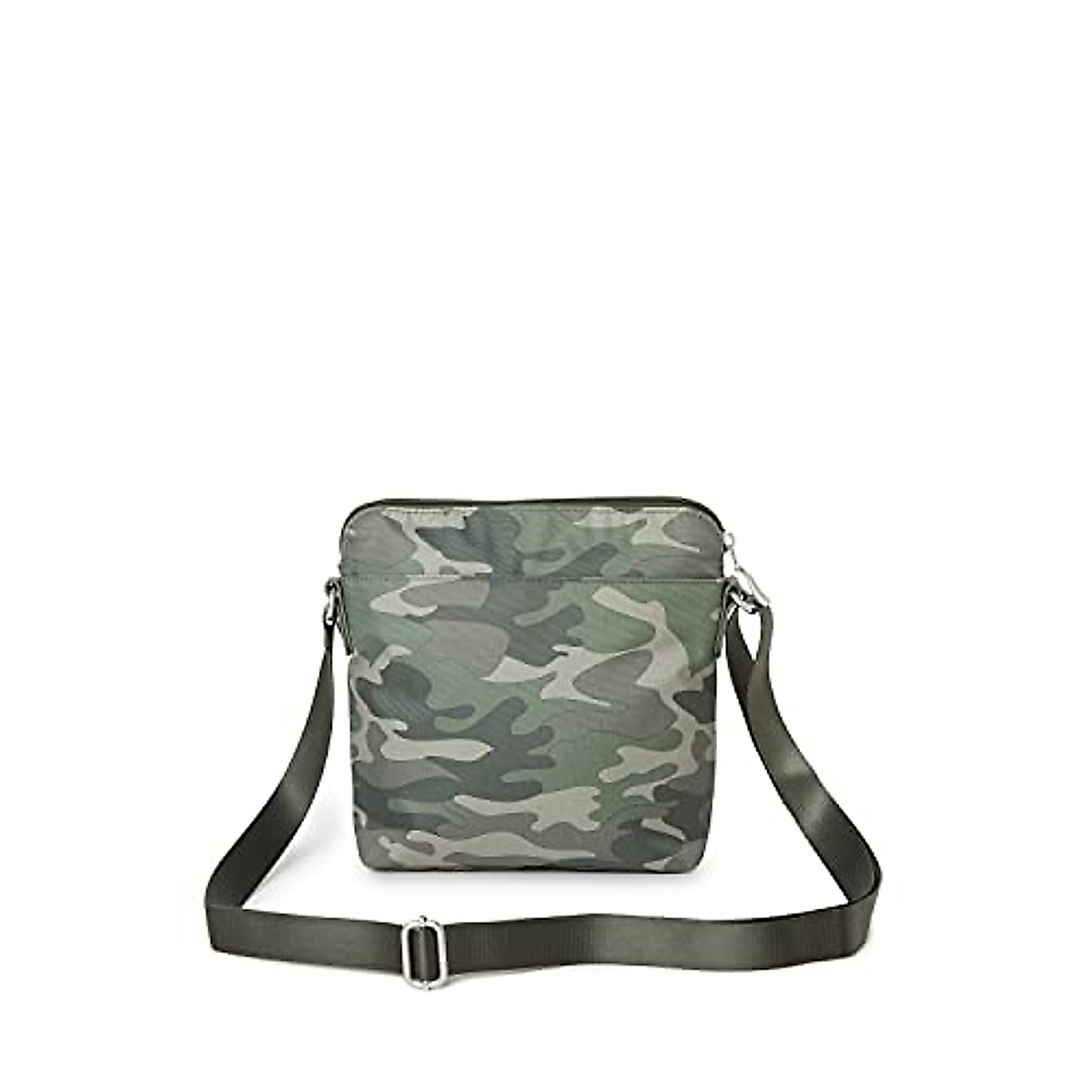 Baggallini womens Escape Crossbody with RFID phone wristlet, Olive Camo, One Size US