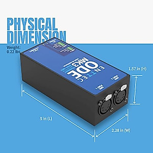 Enttec ODE Mk3 70407 POE 2 Universe Dual DMX / RDM Ethernet Converter Interface
