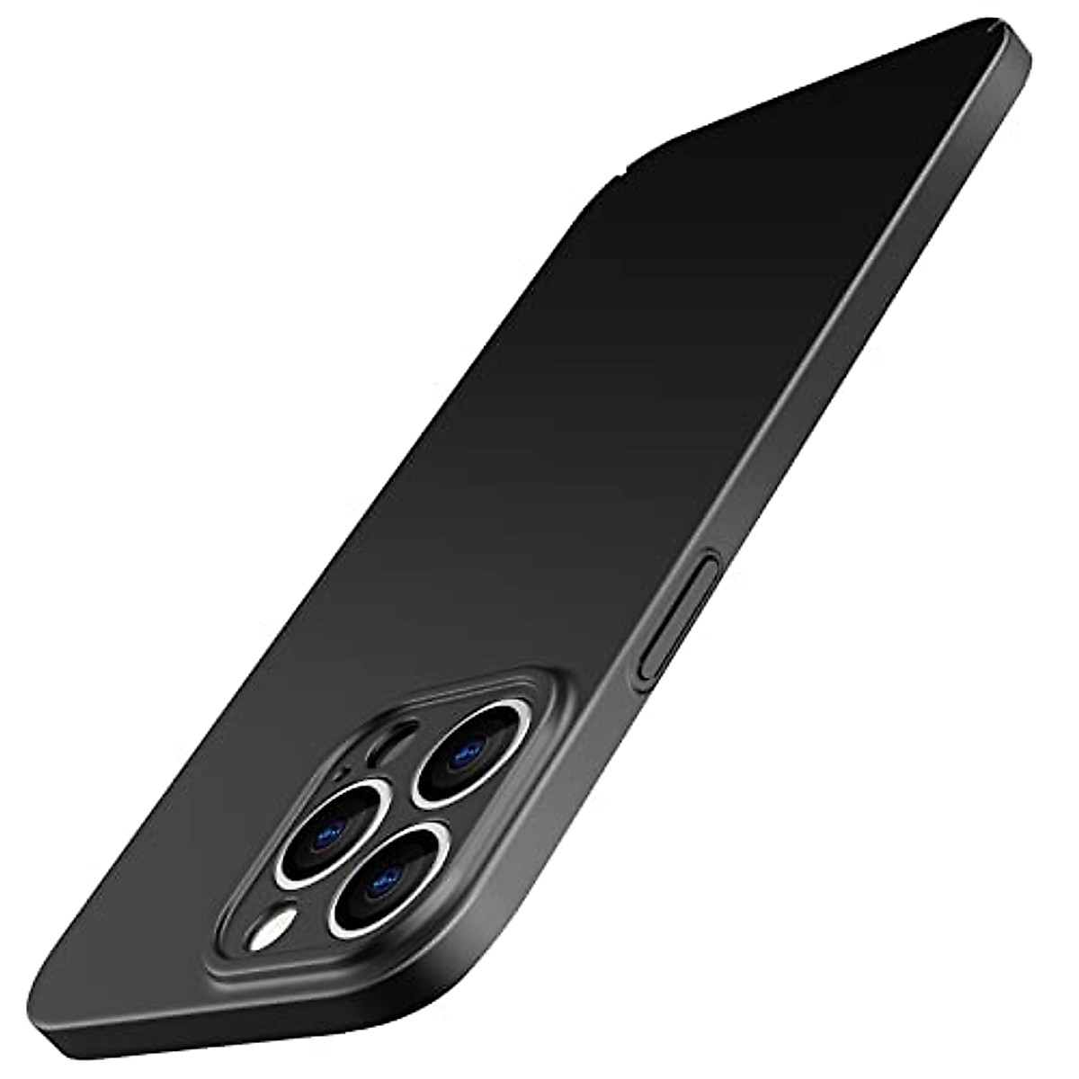JETech Upgraded Slim (0.85 mm Thin) Case for iPhone 13 Pro 6.1-Inch, Camera Lens Cover Full Protection, Slim Fit Ultra Thin Lightweight Matte Hard PC, Support Wireless Charging (Black)