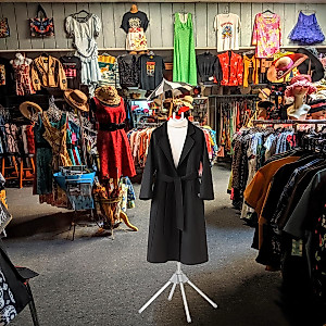 GIPOBUY T Shirt Display Stand Clothing Display Rack, Portable Adjustable Pant Display Rack Shirt Racks Jersey Hanger Stand, Shoulder Stand For Retail, Vendors, Boutique,Trade Shows, Events