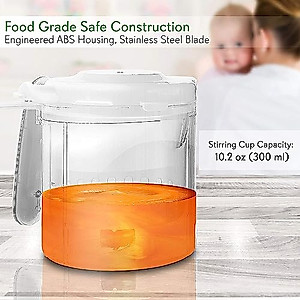 NutriChef Baby Food Maker - 2-in-1 Steam Cooker &Puree Blender Adjustable Steam Timer Blend Organic Food for Babies,Infants &Toddlers-Includes Dishwasher Safe Steam Basket,Blend Cup & Removable Blade.