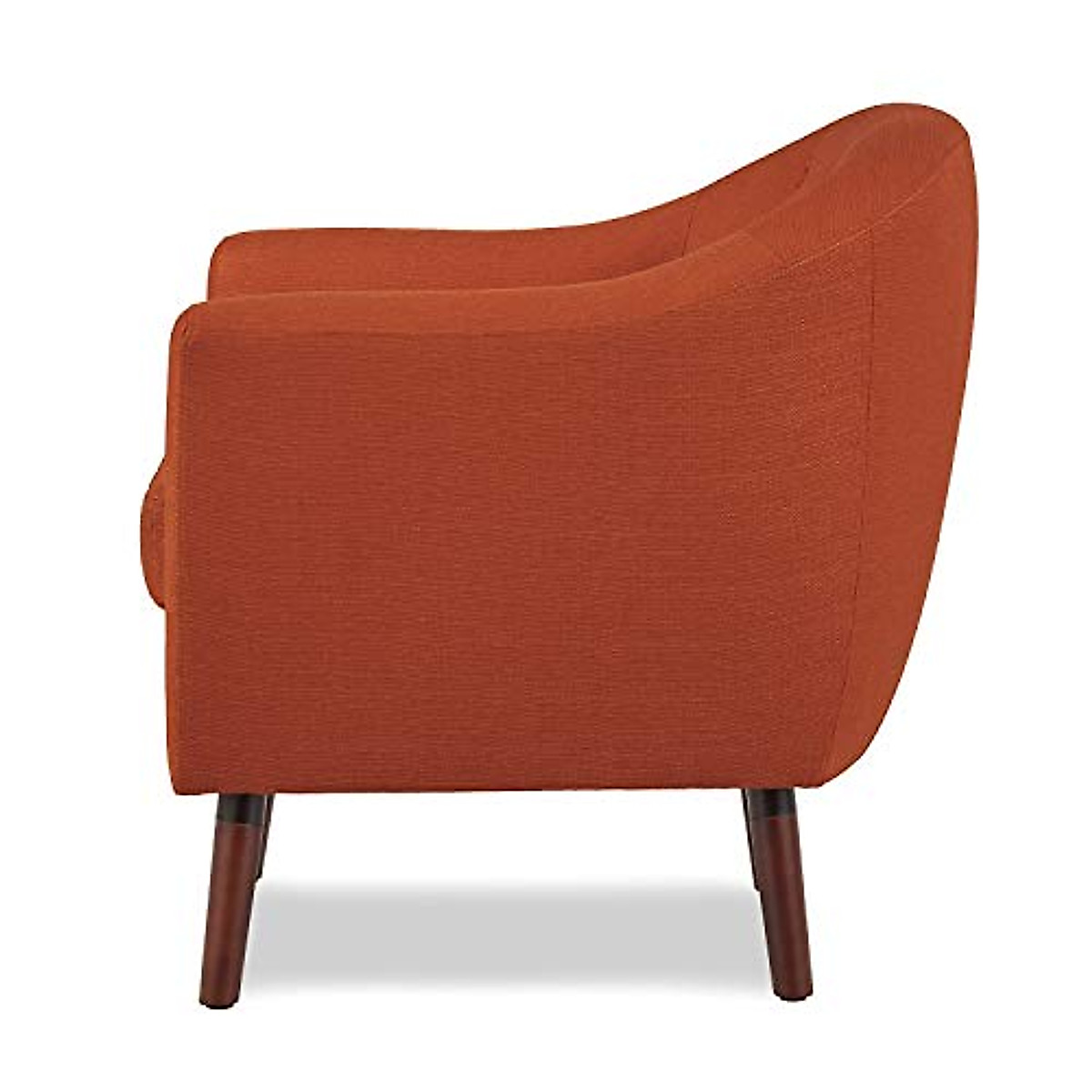 Homelegance Fabric Barrel Chair, Orange