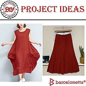 Barcelonetta | Poly Cotton Fabric | Broadcloth | 35% Cotton | 60" Wide | Lining, Sewing, Air Feel Skirt Layer | Solid (Yellow, 2 Yard)