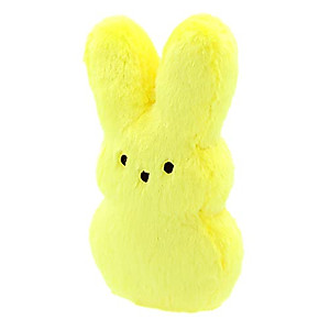 Animal Adventure | Shaggy Bunny Peeps | 15” Collectible Plush | Yellow