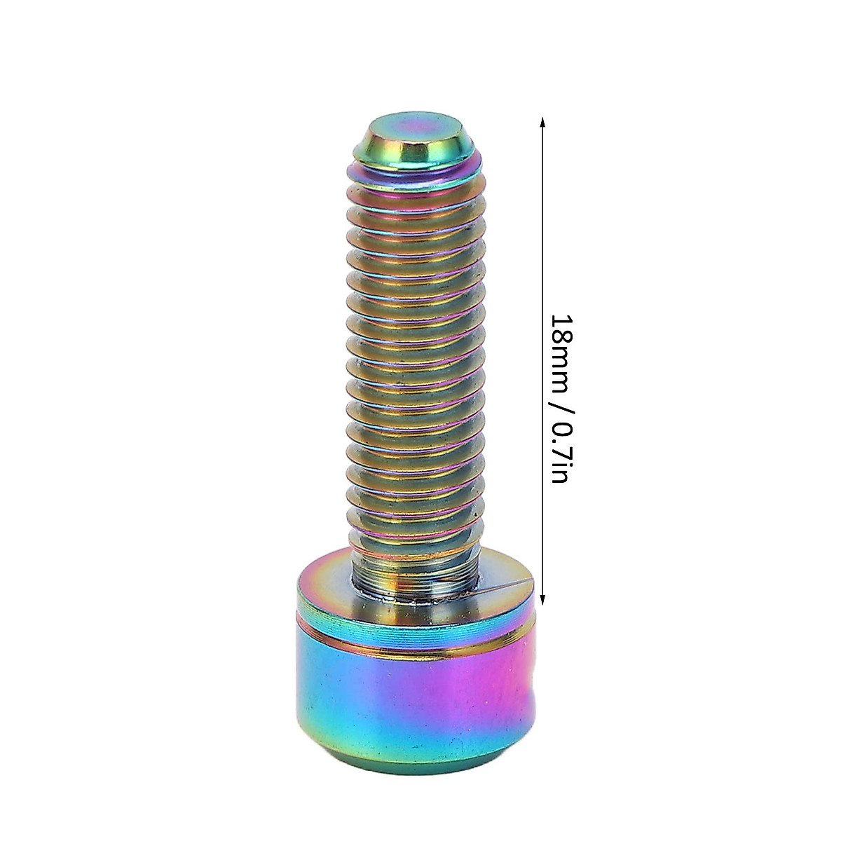 BuyWeek Bike Stem Bolts, 6pcs M5x18mm Bicycle Handlebar Stem Fixing Screws with Gaskets for Mountain Bike Road Bike