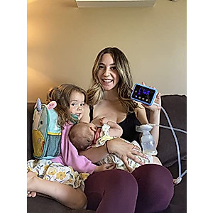 Bellababy Double Electric Breast Feeding Pumps with 21mm,24mm,27mm Flanges,Touch Screen,Pain Free Strong Suction 4 Models 9 Levels Strength