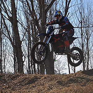 MotoTec Venom 72v 12000w Electric Dirt Bike White