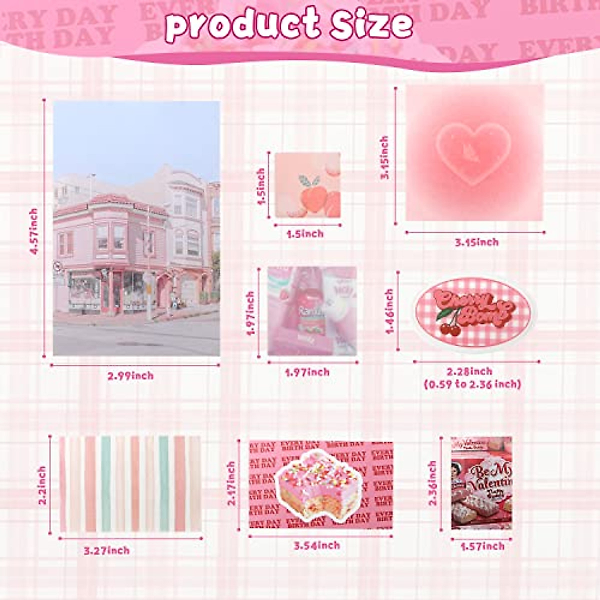 720 Sheets Scrapbook Paper & Stickers Pink Aesthetic Scrapbook Kit Journaling Scrapbooking Supplies Washi Scrapbook Sticker Paper Kawaii Craft Paper Note Paper Cute Heart Stickers for Kids Teen Girls