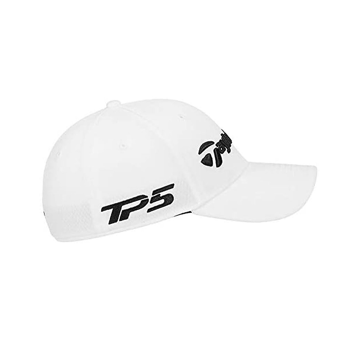 TaylorMade Tour Cage Structured Fitted Hat, White, Small/Medium