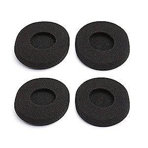 Rhinenet Replacement Earpad Ear Pads Cushion Sponge Foam Covers Compatible for Logitech H800 Wireless Headphones Headset Original Soft Comfortable Foams Durable Flexible Noise Isolation 4pcs Black