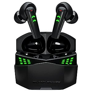 Black Shark Bluetooth Earbuds with 0.035s Ultra-Low Latency, Dual Environmental Noise Cancelling Microphones, Wireless Earbuds Gaming Earbuds with Bluetooth 5.2, IPX5 Waterproof, 26h Listening Time