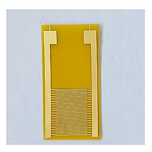 15 Pieces/Pack 100μm Flexible Polyimide (PI) Interdigitated Gold Electrodes IDE Medical Sensor Gas Sensor Interdigital Capacitor Arrays Chip Wearable Device (10mm-20mm)
