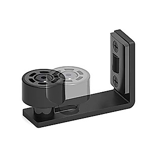 TSMST Sliding Barn Door Floor Guide, Wall Mounted Adjustable Roller Floor Guide, Smoothly and Quietly Bottom Guide for Sliding Door