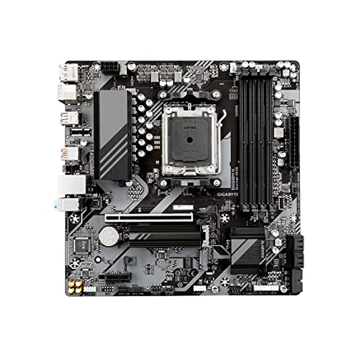 GIGABYTE B650M K (AM5/ LGA 1718/ AMD/ B650/ Micro-ATX/ 5-Year Warranty/ DDR5/ 2X PCIe 4.0 M.2/ PCIe 4.0/ USB 3.2 Gen2 Type-C/ 2.5GbE LAN/Motherboard)