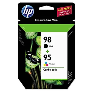 HP 95 | 2 Ink Cartridges | Black, Tri-color | C9364WN, C9368WN