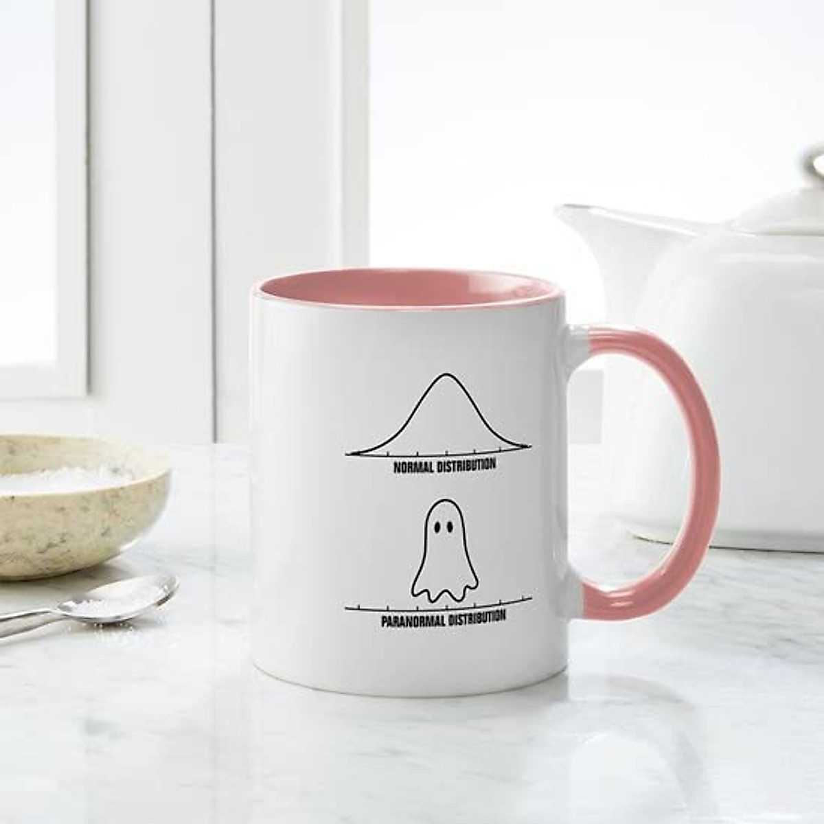 CafePress Normal Vs Paranormal Distribution Mugs Ceramic Coffee Mug, Tea Cup 11 oz