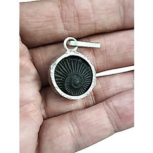 numeroastro Shaligram Pendant | Chakra Pendant | Natural & Original Shaligram Pendant For Men & Women (1 Pc), Standard, Stone, No Gemstone