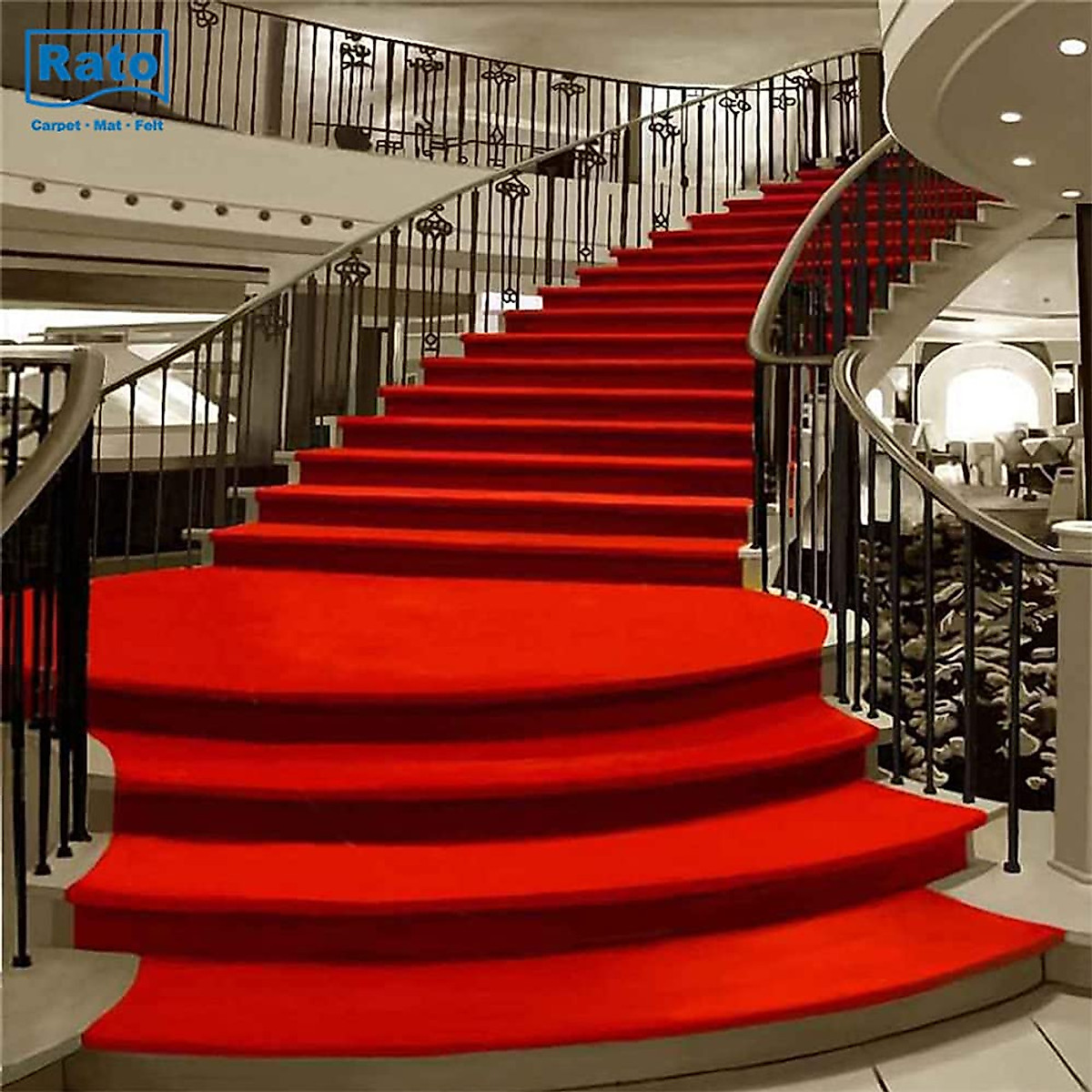 Red Carpet Runner, 3.9ft x 33ft Hollywood Birthday Party Decorations Red Carpet Event Runner for Indoor Or Outdoor Use