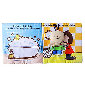 Xiaoyu Soft Books for Newborn Babies, Soft Activity Baby Book, Educational Toy for Boy & Girl, Touch and Feel Activity, Bedtime Story, Bath