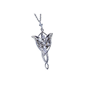 The Noble Collection The Arwen Evenstar Pendant Silver Plated