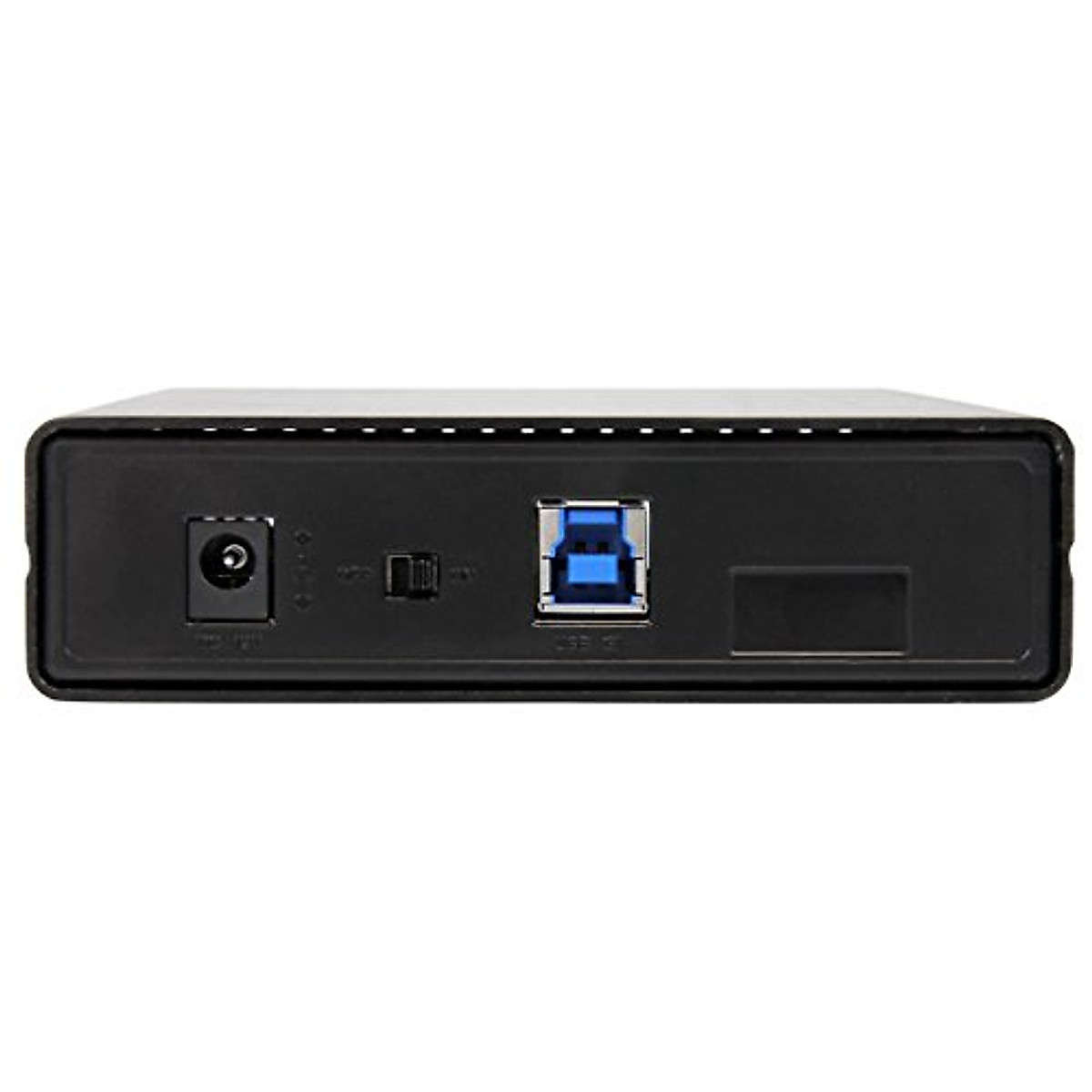 StarTech.com USB 3.1 Gen 2 External Hard Drive Enclosure for 3.5” SATA Drives - Fan-less UASP Enhanced Single Drive Enclosure (S351BU313),Black