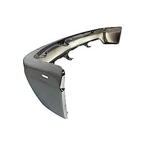 MBI AUTO - Chrome, Steel Front Bumper Impact Bar Fascia Compatible with 1999 2000 2001 2002 Chevy Silverado Pickup 99-02, GM1002376