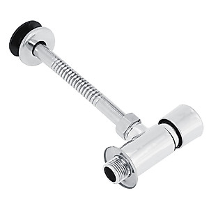 Urinal Flush Valve, Zinc Alloy Urinal Flush Valve, Closet Flush Valve, Metal Bidet T-Adapter with Shut-Off Valve, Hy-Brid Fiber-Polymer Reinforced Design, Hand Pressing Flushing Tool