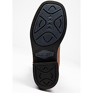 Cody James Boys' Ryder Western Boot Square Toe Brown/Blue 12 D