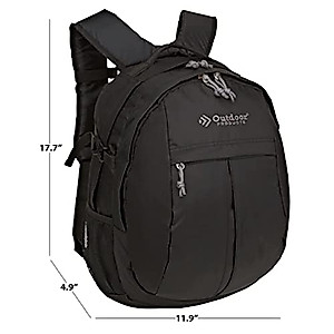 25 Ltr Traverse Backpack, unisex, Black, Organizer, Suitable for Adults, teens, Kids