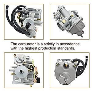 TRX 250 Carburetor Compatible with Honda TRX 250 TRX250 Recon TRX250TM TRX250TE ATV 250 Carburetor, TRX 250 Carburetor Kit