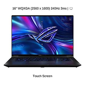 HIDevolution ASUS ROG Flow X16 GV601VI 16" WQXGA 240Hz Touch, 2.6 GHz i9-13900H, RTX 4070, 32 GB DDR5 RAM, 2 TB PCIe SSD, Windows 11 Pro
