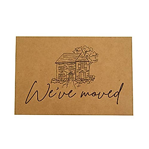 RXBC2011 We've moved postcards moving announcement cards Pack of 50