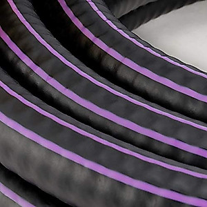 Giraffe Tools Reinforced Garden Hose 5/8 in. x 25 ft, No Kink Heavy Duty Polyvinyl Chloride Hose with Bend Protection, Male and Female Fittings