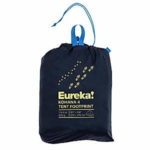 Eureka! Kohana 4 Person Tent Footprint for Kohana Family Camping Tent