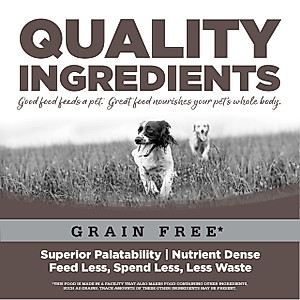 NutriSource High Plains Select Grain-Free Dog Food, Made with Beef, Trout and Turkey Meal, 15LB, Dry Dog Food