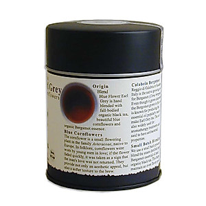 The Tao of Tea, Blue Flower Earl Grey Black Tea, Loose Leaf, 3.5 Ounce Tin
