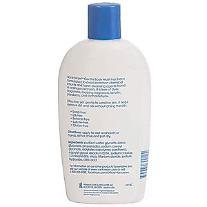 Vanicream, Free and Clear Shampoo, Conditioner and Body Wash Set, For Sensitive Skin, Fragrance and Paraben Free - 12 Ounce