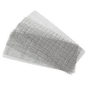 SQXBK Wire Mesh Pad 5PCS 8 x 20cm / 3.15 x 7.87inch Aquarium Fish Tank Plants Stainless Steel Wire Mesh Pads Moss Nets