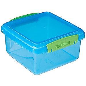 Sistema Lunch Plus Lunch Box | 1.2 L | BPA-Free | Assorted Colours