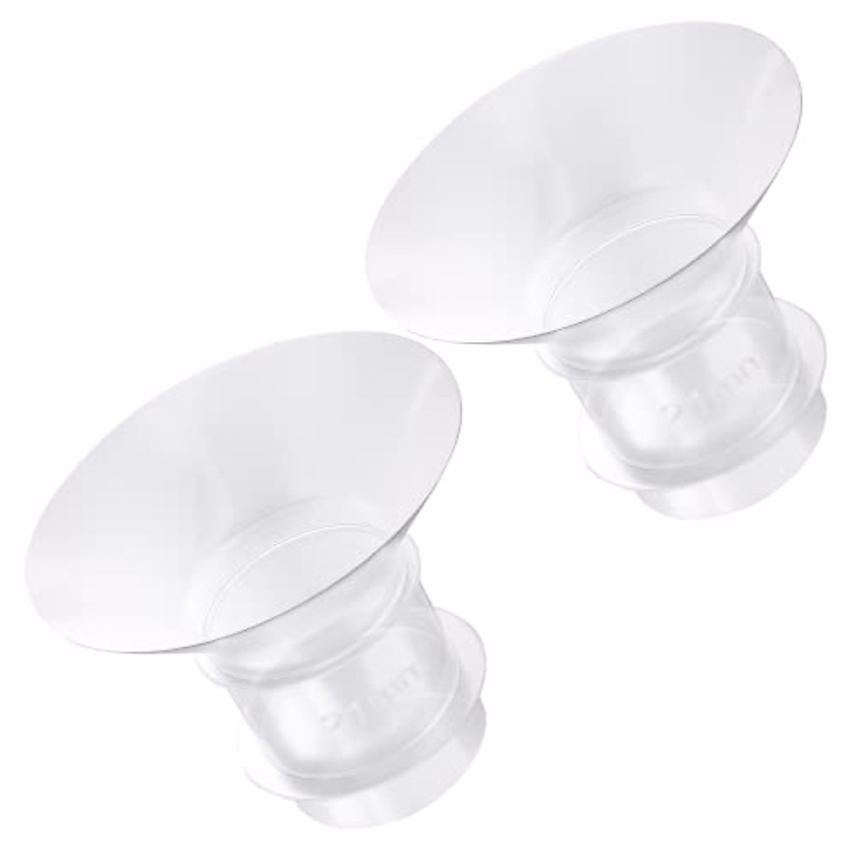 2PCS Flange Insert 21mm Compatible with Medela/Spectra/Willow/TSRETE/Momcozy S9/S12/S9Pro/S12Pro Breastpump 24mm Shields, Reduce 24mm Nipple Tunnel Down to Correct Size, Pump Parts Replace (21mm)