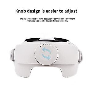 HEIXIAOYU Head Strap Oculus Quest 2 Elite Strap With External Battery T2 Magnetic Plate ABS Raw Materials Pack Holder For Enhanced Playtime VR Head Strap Comfort Strap Foldable Design (Standard issue)