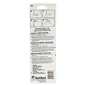 Red Devil 3010 1" Single-Edge Paint Scraper,Beige