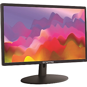 Sceptre 20 inch LED Monitor 1600 x 900 HD+ 75Hz HDMI VGA Build-in Speakers, 99% sRGB Wall Mount Ready Black 2021 (E205W-16003RTT) (Renewed)
