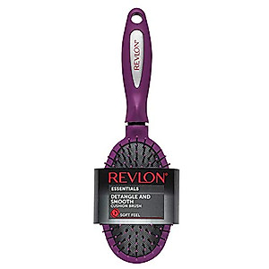 Revlon Detangle & Smooth Berry Cushion Hair Brush